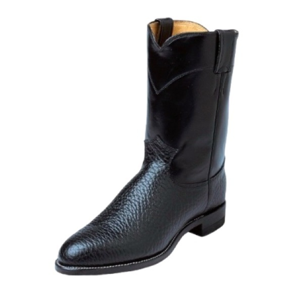 Justin Boots | Shoes | Justin 387 Mens Classic Roper Boot With Black ...